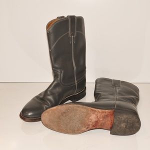 Justin Boots | Shoes | Justin Basics Roper Cowboy Boots Round Toe 36 ...